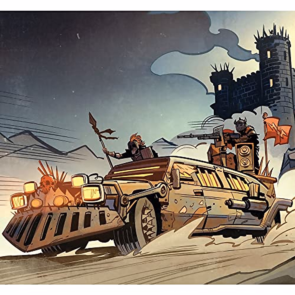 Renegade Games Studios Wreckland Run - Solo Hero Series, Renegade Games, Ages 10+, 1 Player Solo Campaign Game, 30-45 Min Per Campaign, Medium