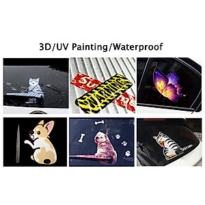 Meitinalife Little Superhero Baby on Board Stickers Reflective Kids ON Board Car Stickers and Decals Baby in Car Styling Windshield Window Vinyl Stickers for Car Body Door Decoration 3.93"x7.8" (9)