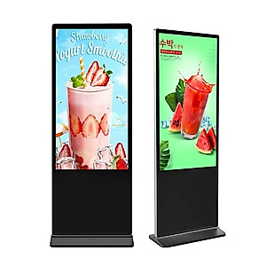 43" Floor Standing Digital Signage Kiosk System, Non-Touchscreen, Ultra-Thin