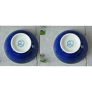 Minorutouki Cat Design"NEKOCHIGURA" Rice Bowl MIKE & HACHIWARE Small Size 2 pattern set φ4.6×H2.4in 6.63oz Made in Japan