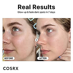 COSRX Pure Vitamin C 23% Serum with Vitamin E & Hyaluronic Acid, Brightening & Hydrating Facial Serum for Dark Spots, Fine Lines, Uneven Skin Tone, 0.67fl.oz/20ml, Animal Testing-Free, Korean Skincare