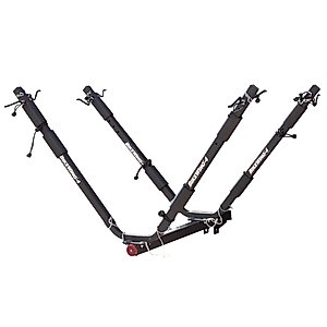 Let's Go Aero BBR253 BikeWing Hitch Rack (4 Tilt Up Four Bike (BBR253)), Black