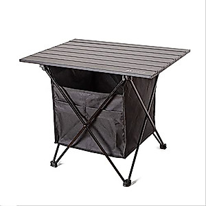 Portable Picnic Table Outdoor Portable Camping Folding Table with Storage Bag Detachable Fishing Picnic Ultra-Light Mini Desk Foldable Camping Table (Size : 56 * 40.5 * 46.5cm)