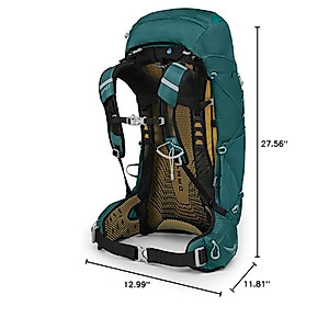 Osprey Eja 38L Women's Ultralight Backpacking Backpack, Deep Teal, WXS/S