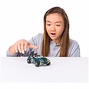 Meccano by Erector 5 in 1 Roadster Pull Back Car Building Kit, STEM Engineering Education Toy for Ages 8 and up