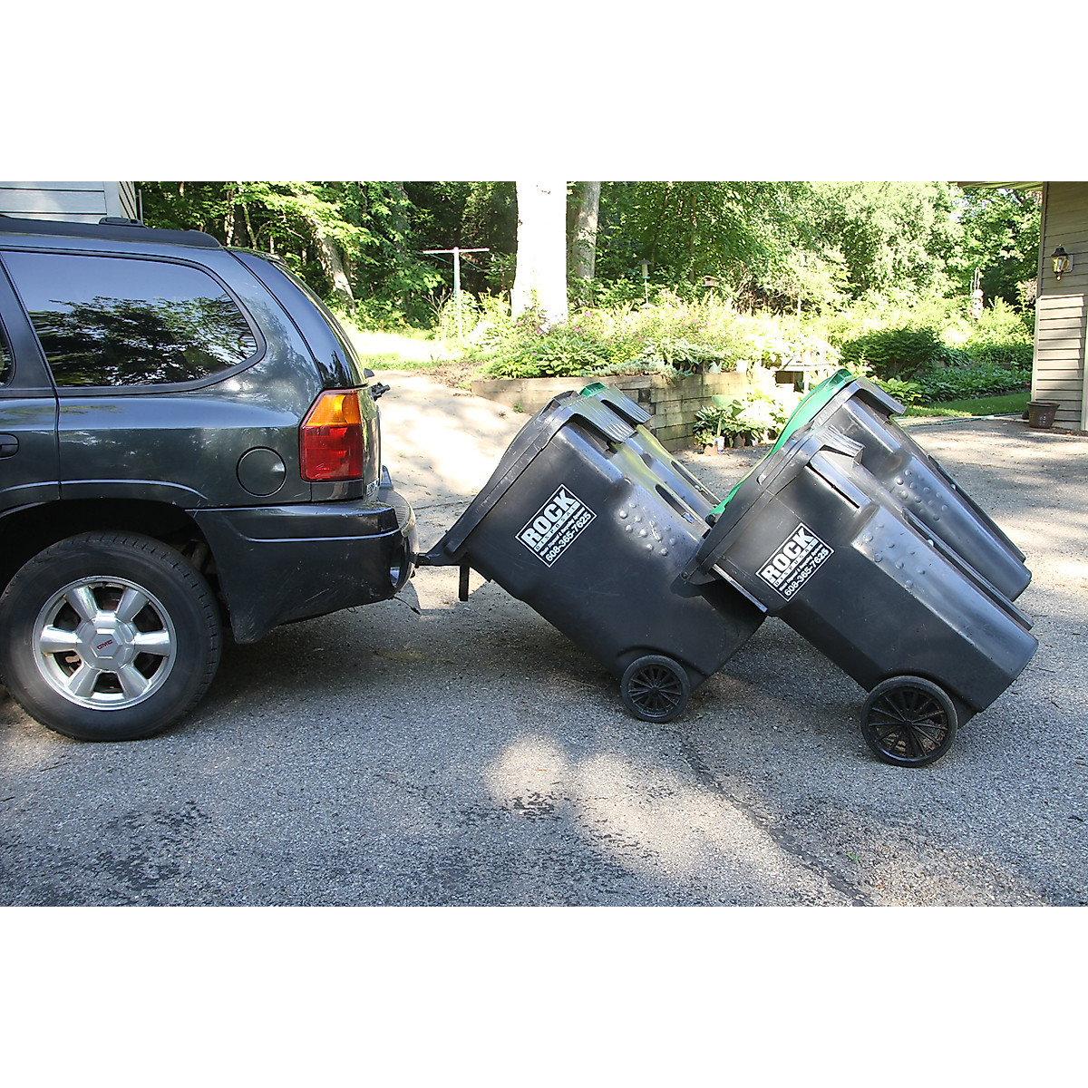 Garbage Commander The Original Can Couplers to Hook Multiple Wheeled Trash Containers