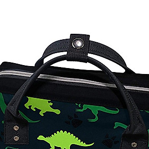 Backpack Diaper Bag Green Animal Dinosaur Womens Travel Bag Mens Laptop Bags (15.7"x11"x7", as Color)…