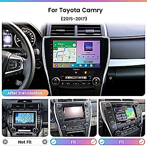 Dasaita 10.2" Android Car Stereo for Toyota Camry 2015 2016 2017 Wireless Carplay Android Auto GPS Navigation Stereo Car Entertainment Multimedia Radio Touch Screen 1280x720