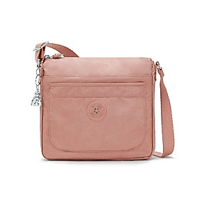 Kipling Women's Sebastian Crossbody Bag, Super Light, Durable Messenger Bag, Shoulder Bag, Warm Rose, 9''L x 8.75''H x 1''D