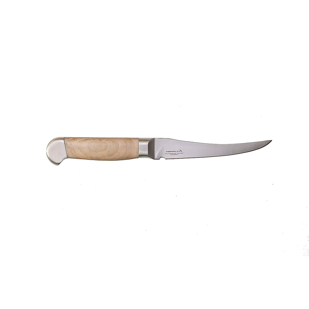 Ferrum Estate Double Bolster Boning & Filet Knife, 5-Inch, Maple