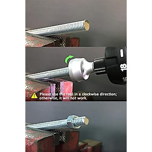 CONQUER Tools Deburring External Chamfer Tool, Premium Tungsten Blade, Deburring Drill Bit, Remove Burr Tools Quick Release Shank Fits for 1/8"-3/4"(3mm-19mm) Stainless Steel Burr Removal, Countersink