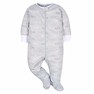 Gerber Unisex Baby 4 Pack Sleep 'N Play Footie Sheep 3-6 Months