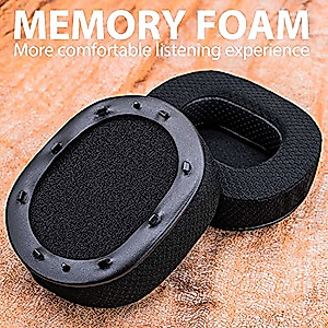 TRANSTEK Ear Pads Compatible with V2 / V2 Pro Gaming Headset I Memory Foam Replacement Ear Cushions (Mesh)