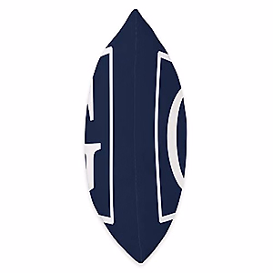 Monogram Gifts by designsanddesigns White English Alphabet Letter G Monogram Initial Navy Blue Throw Pillow, 16x16, Multicolor