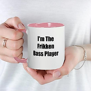 CafePress I'm The Frikken Bass Player Mug Ceramic Coffee Mug, Tea Cup 11 oz