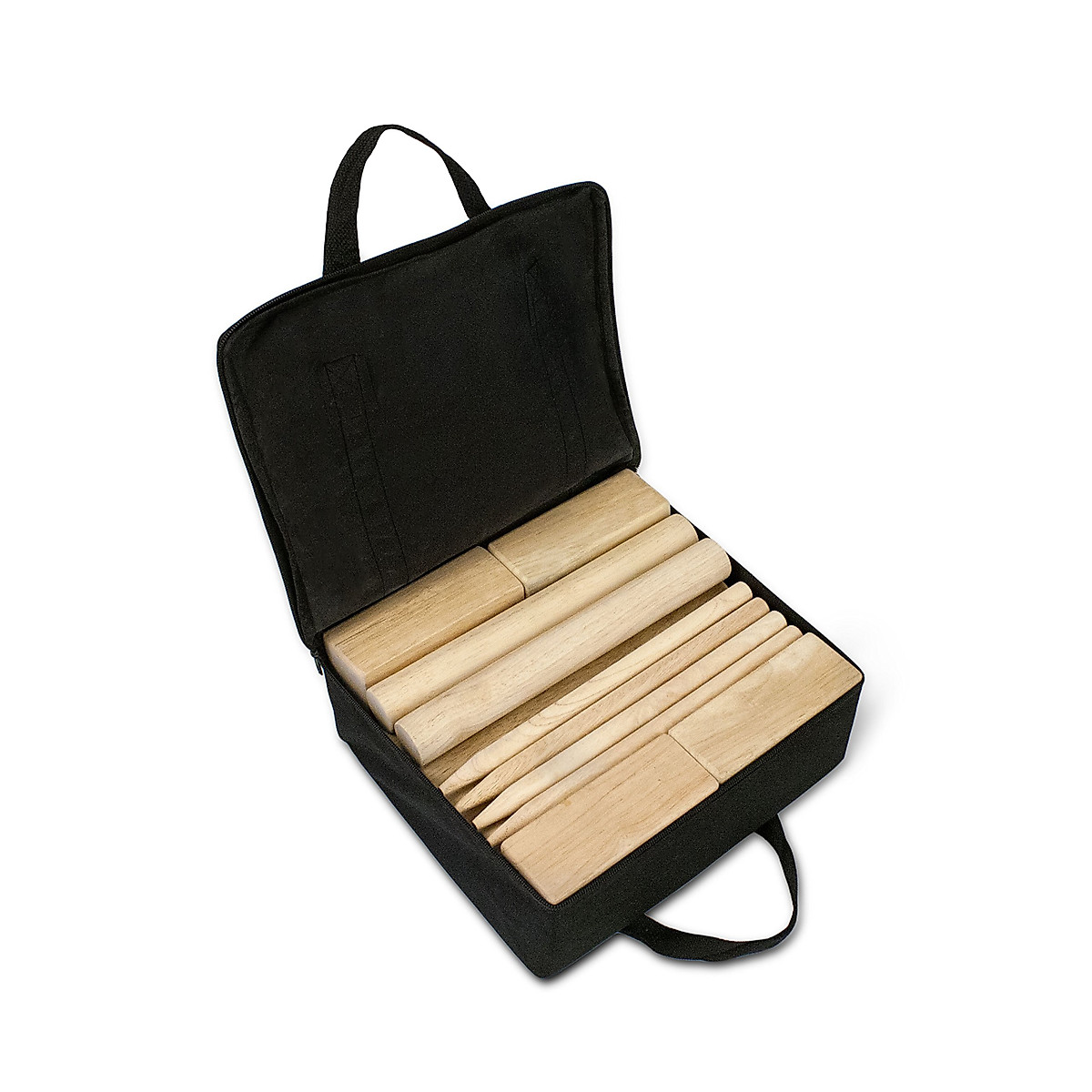 Yard Games Kubb Premium Size Outdoor Tossing Game with Carrying Case, Instructions, and Boundary Marker