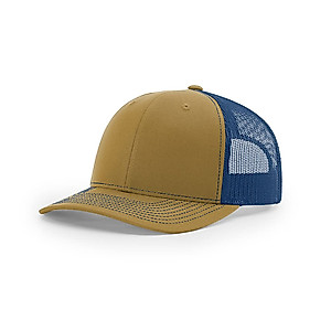 The Hat Pros | Richardson 112 Structured Classic Trucker Snapback (Heather Grey/Navy)