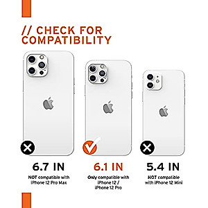 URBAN ARMOR GEAR UAG Designed for iPhone 12 Case/iPhone 12 Pro Case [6.1-inch Screen] Rugged Lightweight Slim Shockproof Premium Monarch Protective Cover, Mallard