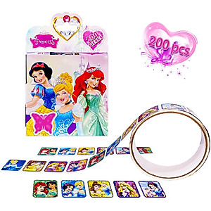 2 Pack Princess Stickers, Kids Stickerin 20 Designs, 400 Pcs Self Adhesive Label Roll Stickers Laptop, Water Bottle, Phone, Cute Animal Stickers for Kids Teens