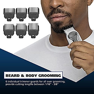 Wahl USA Pro Series Premium Combo Corded Clipper and Cordless Trimmer Kit for Hair Clipping & Beard Trimming with Free Barbers Shears - Model 79804