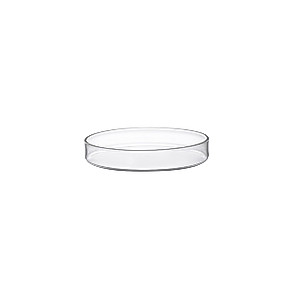 EISCO Petri Dish, 3.93" (100mm) - Beaded Edges Easy to Sterilize for Repeated Use Borosilicate Glass- Eisco Labs