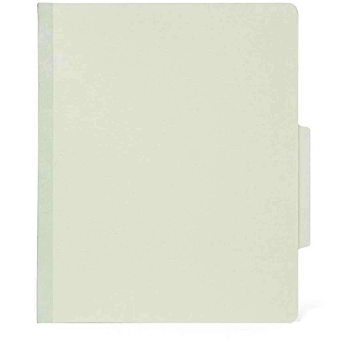 10 Letter Size Gray Green Classification Folders - 1 Divider 2 Inch Tyvek Expansions - Durable 2 Prongs Designed to Organize Standard Medical Files, Office Reports - Letter Size, Green, 10 Pack