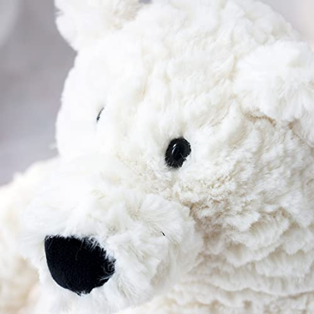 LIJIUSM Plush Toys for Kids Cartoon Velvet Animal Stuffed Toys Festival Birthday Gifts for Girls Boys (Polar Bear - 26cm)