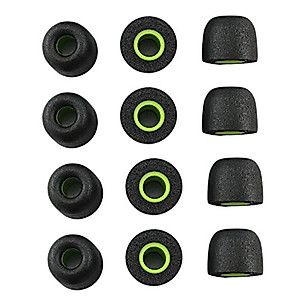 Zotech 6 Pair Memory Foam Replacement Earbuds, Ear Tips for JayBird BlueBuds X, X2 & X3 Sport Headphones (Medium)