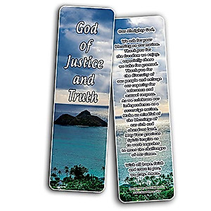 Prayers for Nations Bookmarks (60-Pack) - Perfect Giftaway for Sunday School and Ministries