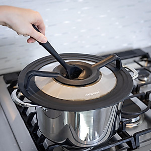 Chef's Planet 659 Universal stir-through lid, Black