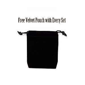 Wiz Dice 7 Die Polyhedral Dice Set - Copper Sands (Brown Glitter) with Velvet Pouch