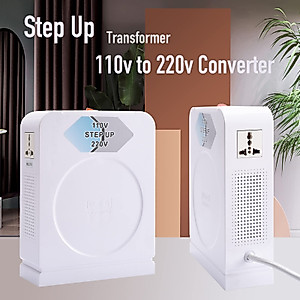 Step Up Transformer 110V/120V to 220v Watt Voltage Converter, Heavy-Duty Boost is Suitable for Eurasian Household appliances Power Conversion 2000W Used in The United States