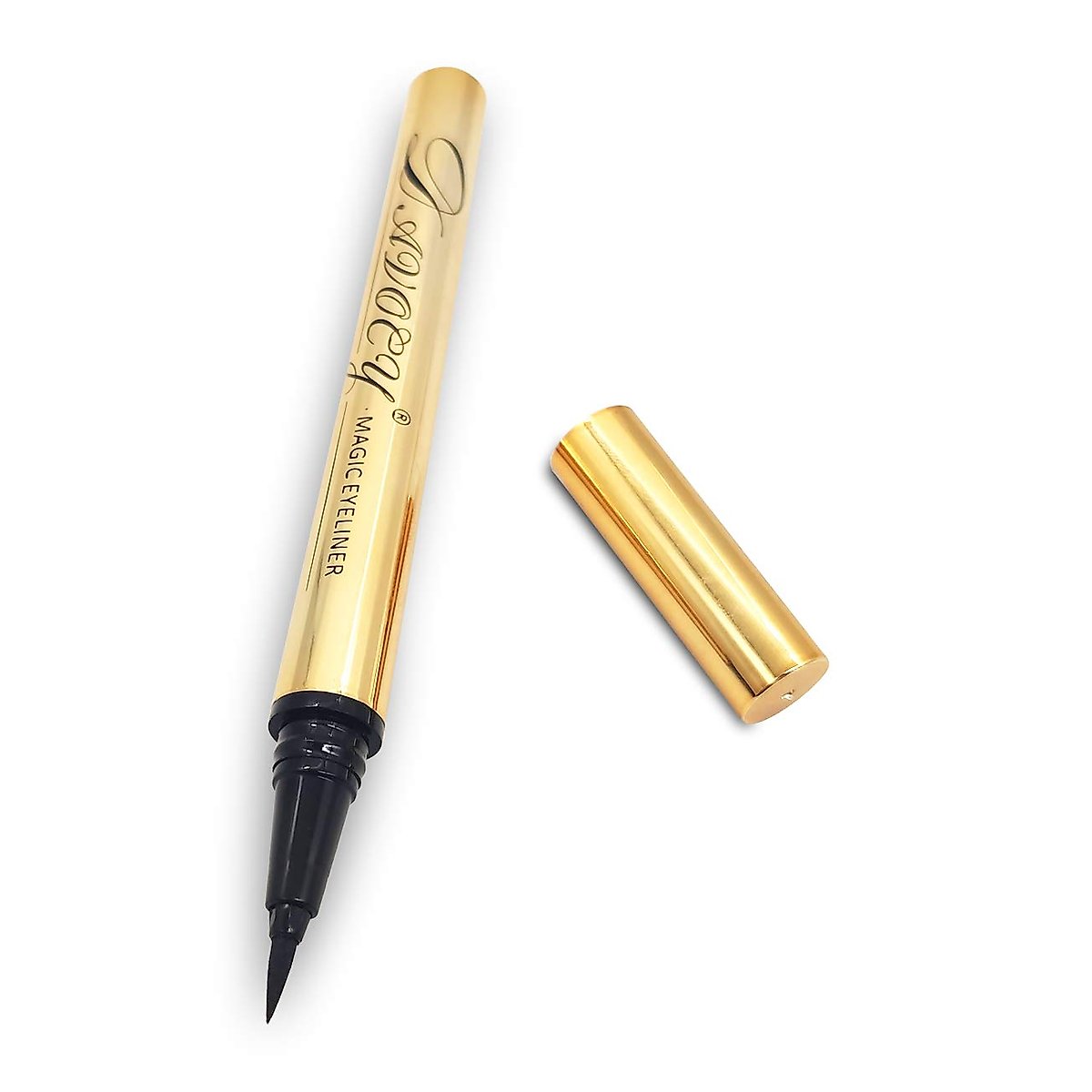 Davocy Magnetic Eyeliner for False Eyelash, No Glue Need, Suitable for Sensitive Eyes, Waterproof & oil-proof, Easy to Use for Makeup, Compatible with Any False Eyelashes,