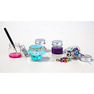 5 Pack Mini Glass Jars with Lids, 1.7 oz Small Mason Jars for DIY Crafts, Spices, Jams, Jellies