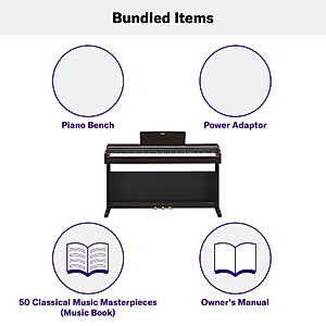 Yamaha, 88-Key Digital Pianos-Home (YDP145R)