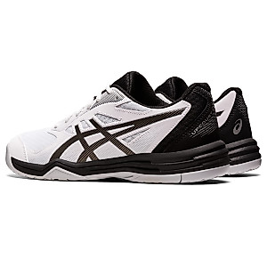 ASICS Men's UPCOURT 5 Volleyball Shoes, 8.5, WHITE/GUNMETAL
