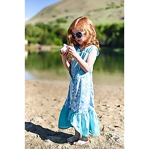 Little Adventures Mermaid Dress Up Costume for Girls (X-Large 7-9) - Machine Washable Child Pretend Play and Party Dress with No Glitter