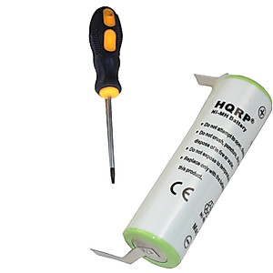 HQRP Battery Compatible with Philips Norelco EBR-8 EBR8 5625X 5812XL 6613X 6614X 6615X 6616X HQ6613 Shaver Plus Screwdriver