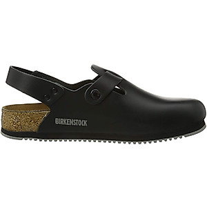 Birkenstock Men's Tokyo Black Leather Clogs 38 Normal