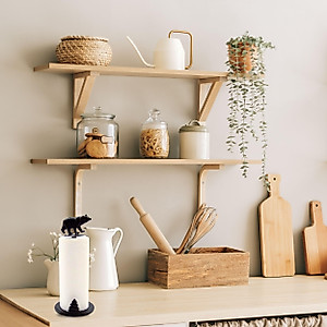 Bear Metal Paper Towel Holder Cabin Lodge Rustic Style