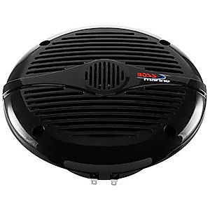 BOSS Audio Systems MR60B 6.5 Inch Marine Speakers - Weatherproof, 200 Watts of Power Per Pair, 100 Watts Each, Full Range, 2 Way, Sold In Pairs