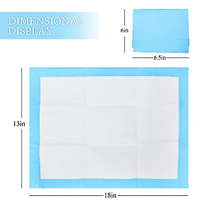 Baby Disposable Changing Pad, 25 Pack Soft Non-Woven Fabric Breathable Waterproof Underpads, Portable Leak-Proof Mattress Protector, Incontinence Bed Pads