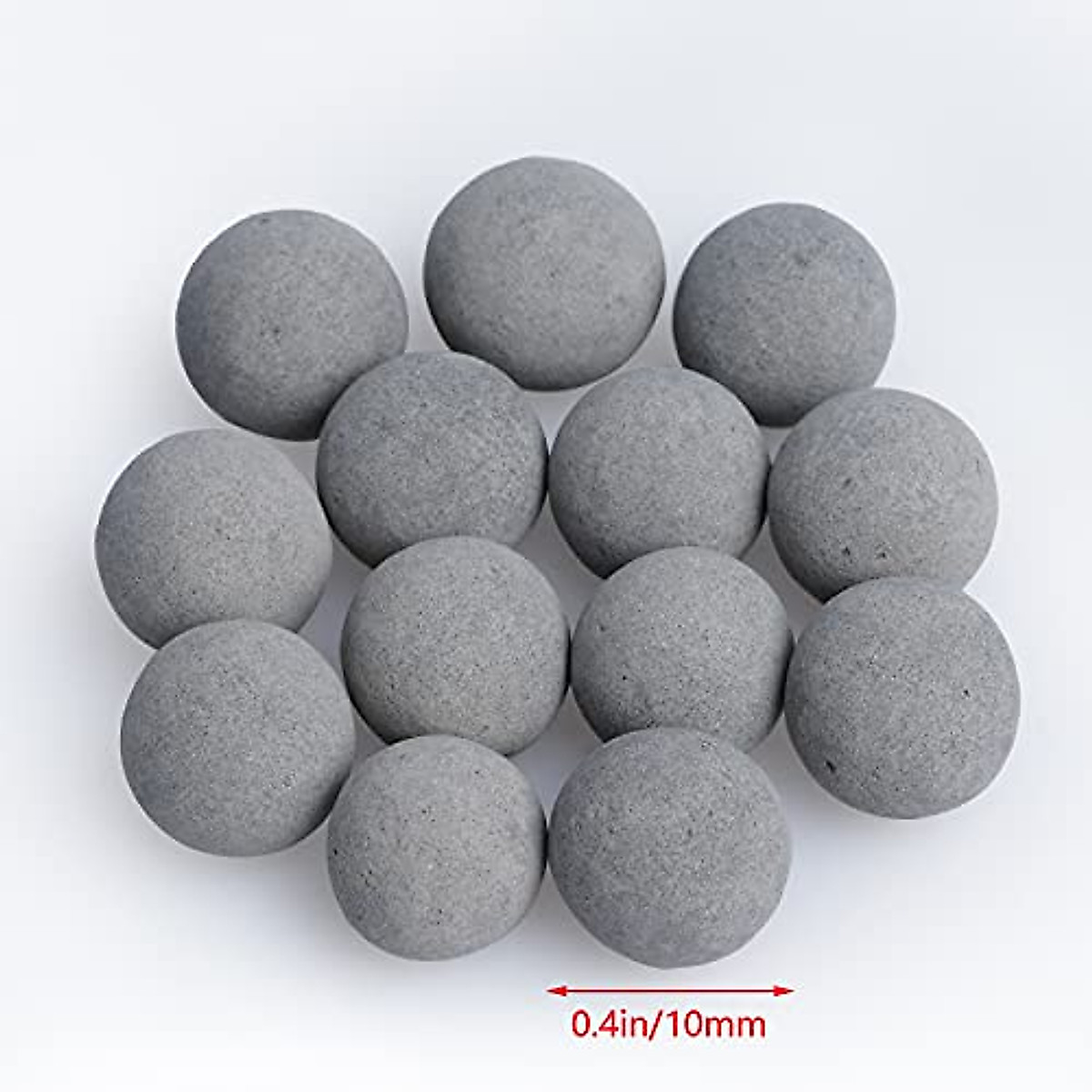 Lystaii 120pcs Tourmaline Balls for Betta Aquarium Tank Balls Mineral Calcium Mineral Balls for Freshwater Aquarium Tank Shrimp Crayfish Water Conditioner Aquatic Décor Tank Accessories