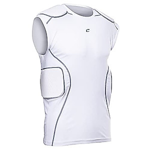 CHAMPRO Formation Football Padded Sleeveless Compression Shirt
