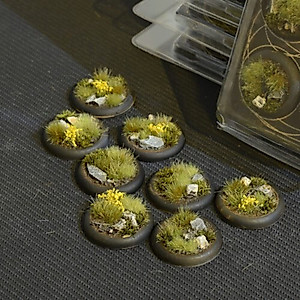 Gamers Grass Battle Ready Bases: Highland Round Lip 30mm (x8)