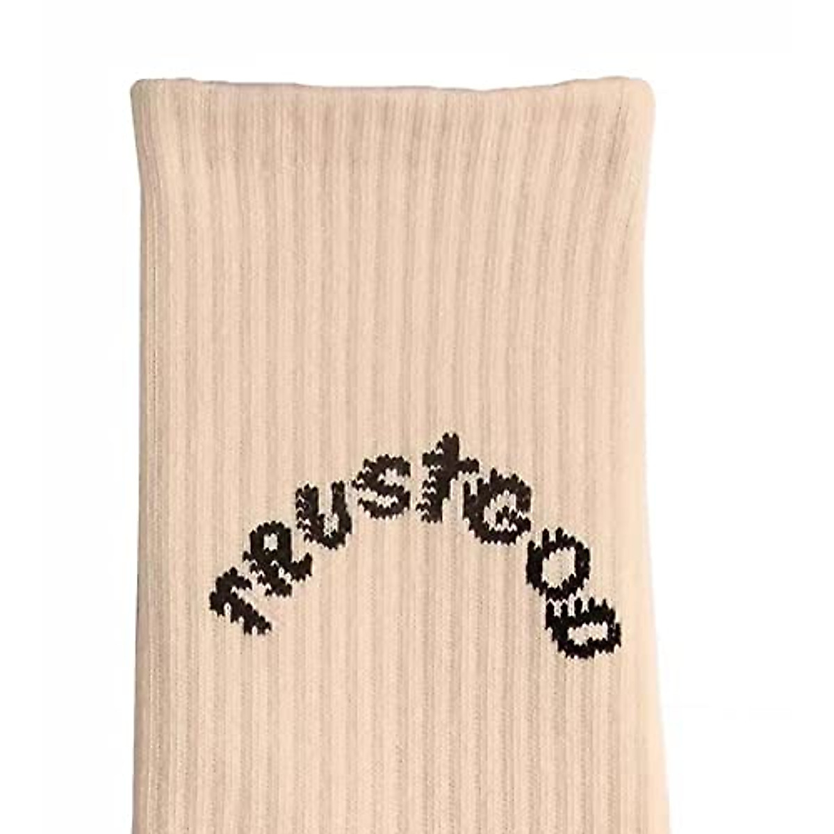 LifeShine 2 Packs Fashion Socks Sunday Service Trust God and Jesus is King Tube Cotton Double Yarn Socks for Men Women