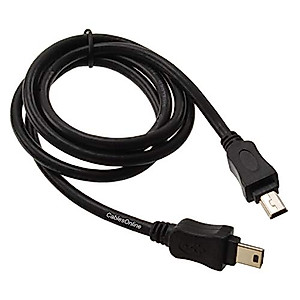 3ft CablesOnline USB 2.0 Mini-B 5-Pin to Mini-B 5-Pin Male/Male Cable, USB2-5503