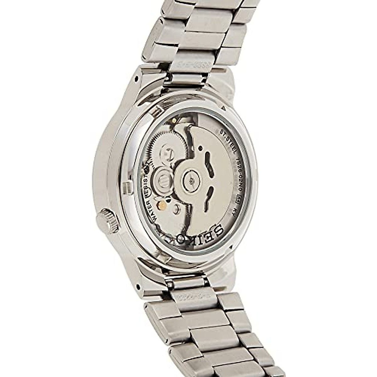 SEIKO Men's SNKA01K1 5 Automatic White Dial Stainless Steel Watch