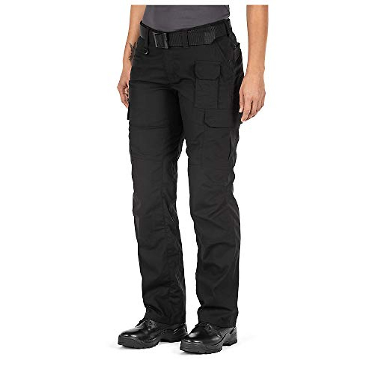 5.11 Tactical Women's ABR Pro Cargo Pant, FlexLite Stretch Ripstop, Comfort Waist, Style 64445, Black, 12R