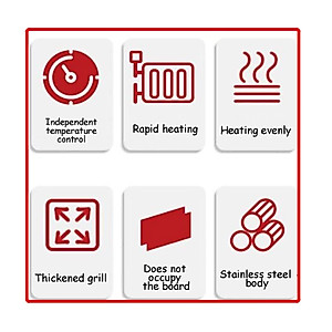 STEELBUS Commercial Gas Griddle-12''x23'' | Gas griddle flat top grill |19MM Thicken Heating Plate Heavy duty Stainless Steel gas Griddle,Countertop Griddle for Restaurant Equipment-22,000 BTU 6000W
